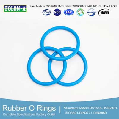 China Custom Mold Pressed Silicone O Rings 60-70 Hardness Heat Resistant -60 to 220C for sale
