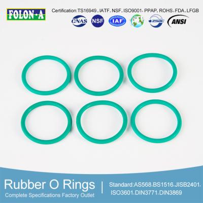 China FKM O Rings 14 MPa Tensile Strength 1mm to 1000mm Size Range for Harsh Environments for sale