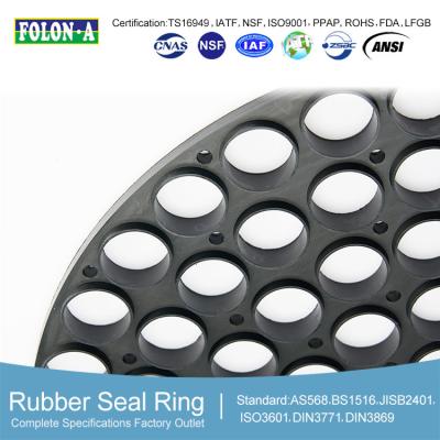 China 70A Shore Custom Rubber Components with Mold Compression Manufacturing for Industrial Seals and Gaskets for sale