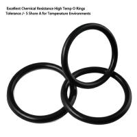 China FKM O Rings High Temp Tolerance +/-5 Shore A Chemical Resistant Seals for sale