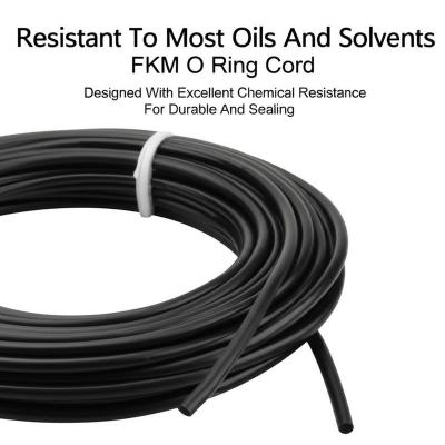China FKM O Ring Cord 14 MPa Tensile Strength -40°C to 280°C High Temp Sealing for sale
