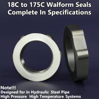 China FKM Walform Seals for Hydraulic Steel Pipe High Pressure 10000 Psi -18C to 175C for sale