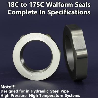 China FKM Walform Seals for Hydraulic Steel Pipe High Pressure 10000 Psi -18C to 175C for sale