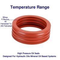 China Double Acting Skeleton Oil Seal -40°F to 250°F Custom Sizes for Hydraulic Machinery for sale
