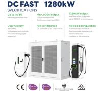 China 1280KW split type MW charging station Max with 16 connectors for sale