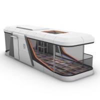 China Customizable Interior Decoration Luxury Modern Steel Space Capsule Mobile Integrated House for sale