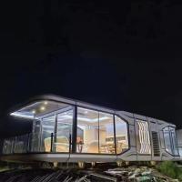 China 2023 Aluminum Space Capsule Mobile Integrated House Outdoor for Luxury Modern Hotel for sale