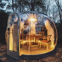 China Outdoor Camping Hotel Tent with Aluminum Structure and Transparent Spherical Design for sale