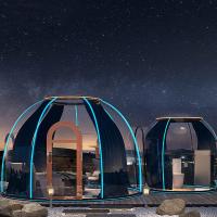 China Outdoor Camping Hotel Tent with Aluminum Structure and Transparent Spherical Design for sale