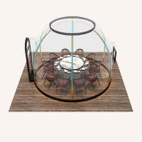 China Outdoor Camping Hotel Tent with Aluminum Structure and Transparent Spherical Design for sale
