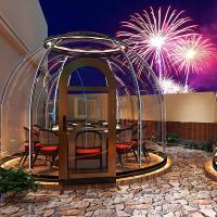 China PC Panel end Aluminum Alloy Frame Clear Bubble House for Creative Star Tent Room Box for sale