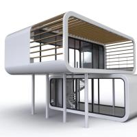 China Eco Friendly Space Capsule House Apple Cabins Prefabricated Container House Office Building Online Technical Support Full King for sale