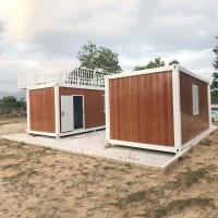 China Flat pack Container House detachable container house  for schools hospitals offices for sale