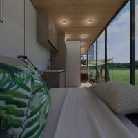 China Galvanized Steel Frame Prefabricated Container Homes in Kenya Space Capsule Design for sale