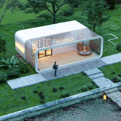 China Outdoor Prefab Apple Cabin with Bedroom/Bathroom/Kitchen Modern Design CE Certification for sale