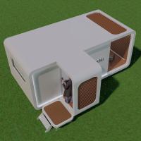 China Modern Luxury Steel Frame Apple Cabin House Tiny House Home stay for living office bar for sale