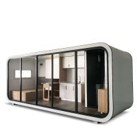 China Modern Luxury Steel Frame Apple Cabin House Tiny House Home stay for living office bar for sale