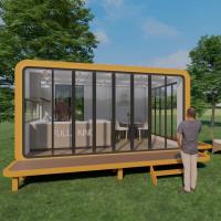 China Hotels Application Aluminum Apple Cabin Prefabricated Cabin for Smart Travel Homestay for sale