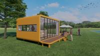 China Hotels Application Aluminum Apple Cabin Prefabricated Cabin for Smart Travel Homestay for sale