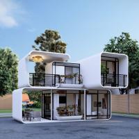 China New Technique Steel frame Prefab House Good Insulation Effect Apple Cabin home for Living and Office with best price for sale