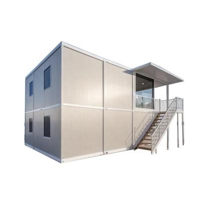 China Prefabricated modular portable ready made 20ft 40ft tiny flat pack container van house prefab homes for sale