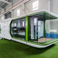 China Container Houses Modern Graphic Design Hotel Luxury Prefab House Tiny Mobile Houses Space Capsule Prefabricated Modular Home for sale