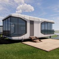 China Luxury Prefab House Container Houses Space Capsule for Modern Graphic Design Hotel for sale