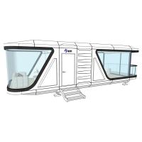 China Modern Design Container Houses Luxury Hotel Prefabricated Cabin for Space Capsule House for sale