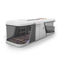 China Commercial building space capsule container home house hotel 2 bedroom 1 bathroom 1 kitchen design container house for sale