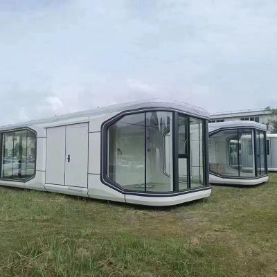 China Low Rise Space Capsule Mobile Homestay Room House with Design and Aluminum Plate for sale