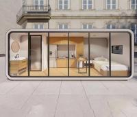 China Low Rise Space Capsule Mobile Homestay Room House with Design and Aluminum Plate for sale