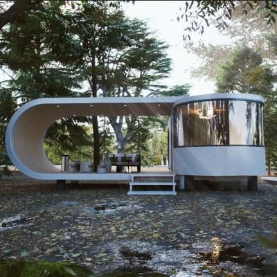 China American Style Apple Cabin Garden Office Pod  Fashion Office Tiny House Cabin for sale