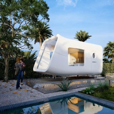 China Galvanized Steel Frame Aluminum board Prefab House for Living in Container Houses for sale