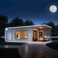 China Galvanized Steel Frame Aluminum board Prefab House for Living in Container Houses for sale