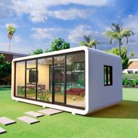 China Galvanized Steel Frame Aluminum board Prefab House for Living in Container Houses for sale