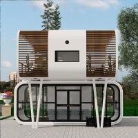 China Galvanized Steel Frame Aluminum board Prefab House for Living in Container Houses for sale