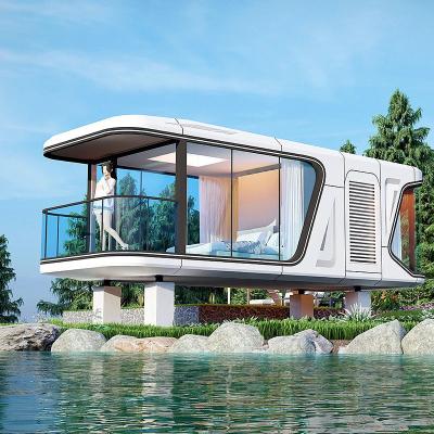 China White Prefabricated Modular Home for Scenic Resort Tourism Site Stay Space Capsule for sale