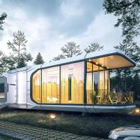 China White Prefabricated Modular Home for Scenic Resort Tourism Site Stay Space Capsule for sale