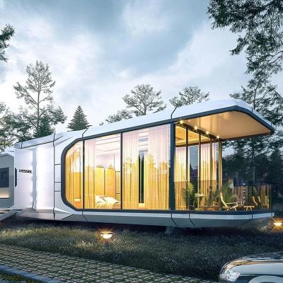 China Hotel Prefab House Space Capsule Smart Design with One Bed One Bathroom One Kitchen for sale