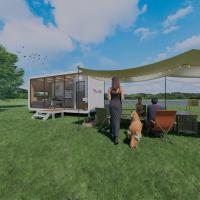 China Apple Pods Mobile Apple cabins outdoor high-end hotel for sale