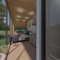China Apple Pods Mobile Apple cabins outdoor high-end hotel for sale