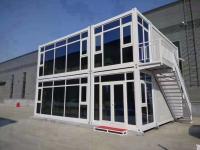 China Modular integrated housing prefab house container house  Mobile Living Container House for sale