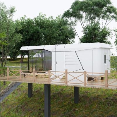 China Movable Storage Container House Space Capsule Container Home Galvanized Steel Frame for sale