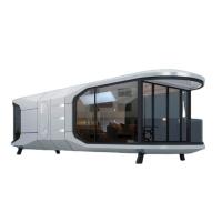 China Aluminum Main Material Varies Styles Whole Intelligent System Cold Insulated Space Capsule House for sale