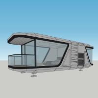China Luxury expandable house capsule house mould commercial space home for living camping hotel home stay for sale