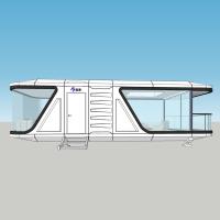 China Luxury expandable house capsule house mould commercial space home for living camping hotel home stay for sale