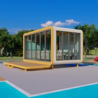 China Outdoor Apple cabin mobile houses container house prefabricated cabin for sale
