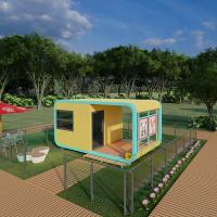 China Outdoor Apple cabin mobile houses container house prefabricated cabin for sale