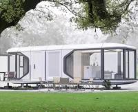 China 1 Bedroom 1 Bathroom Villa Prefab Tinny House for Home Restaurants and Water Bars for sale