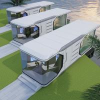 China 2024 new design Customized low price guaranteed quality mobile space capsule home prefab steel container house for sale